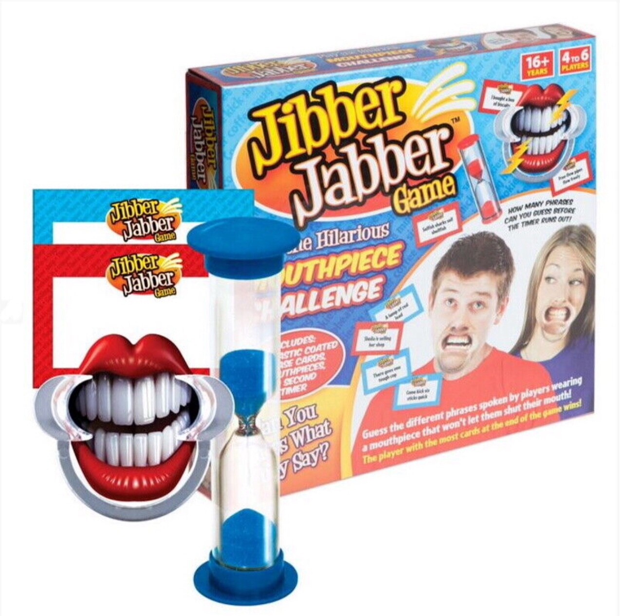 Kids Jibber Jabber Speak Talk Out Loud Mouthpiece Challenge Family Game ...