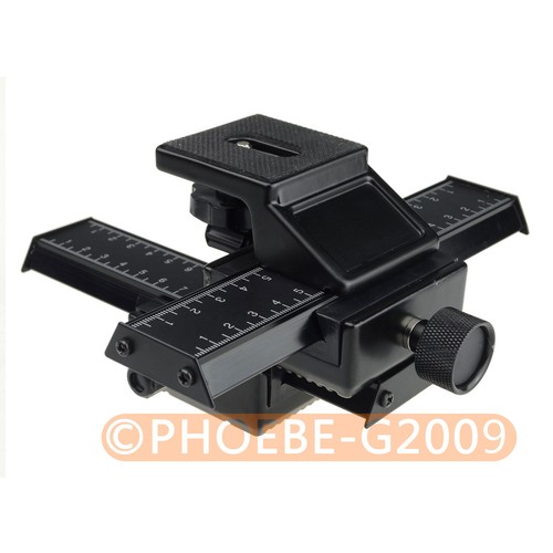 4 way Macro Shot Focusing Rail Slider for Canon Nikon Pentax SLR DSLR ...