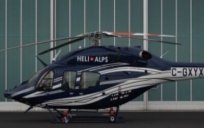 Roban 700 Size B 429 RC Helicopter Fuselage Blue V2 Version scale Model ...