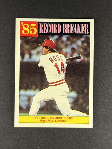 Pete Rose 1986 Topps #206 Cincinnati Reds | eBay