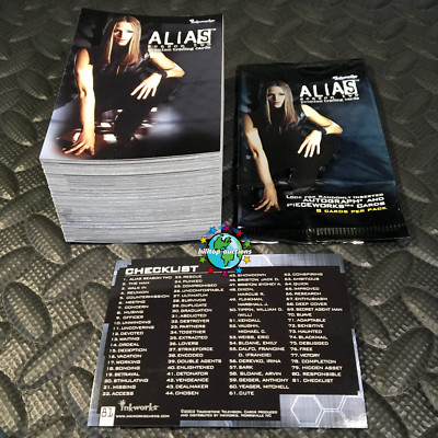 ALIAS SEASON 2/TWO COMPLETE 81-CARD PREMIUM TRADING CARDS SET 2003 ...