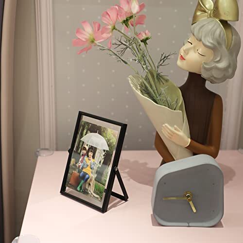 AhaGo Floating Frame (4"x6", Vertical, 2 Set), For Picture 4×6" Black ...