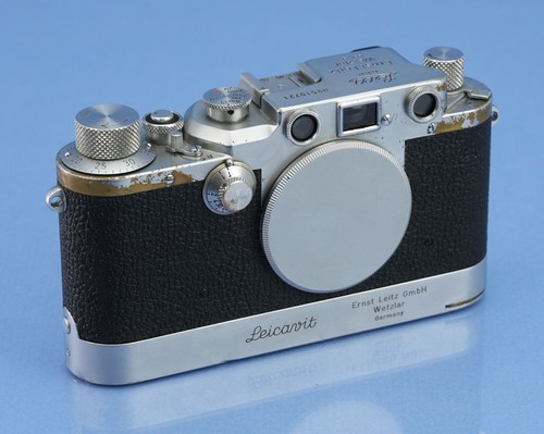 LEICA LEITZ IIIC UPGRADED IIIF LOOHW SM CAMERA + LEICAVIT SYOOM WINDER ...