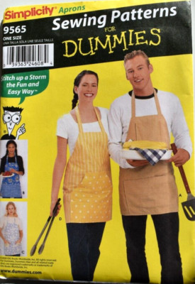 SIMPLICITY PATTERN 9565 APRONS ADULTS ONE SIZE NEW FF | eBay