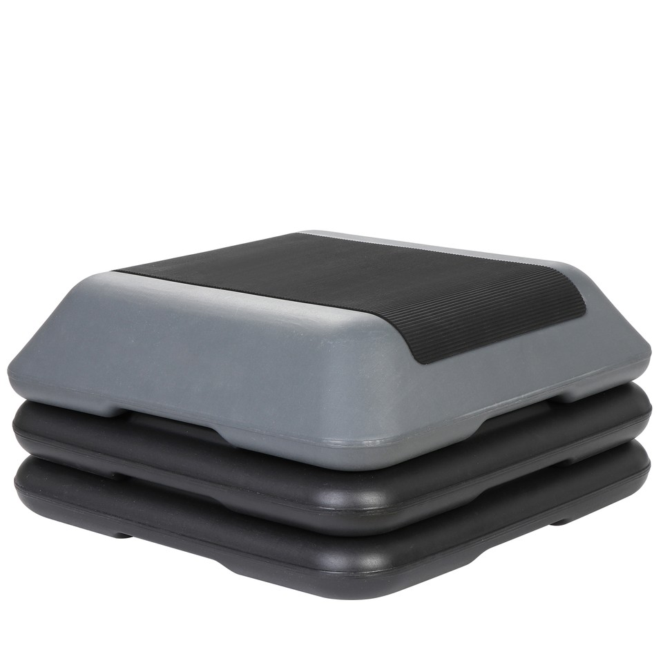 16" x 16" Adjustable Height Stepper Square Workout Aerobic Platform w ...