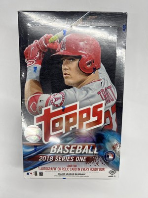 2018 Topps Baseball Series One Hobby Box Factory Sealed Unopened A805 ...
