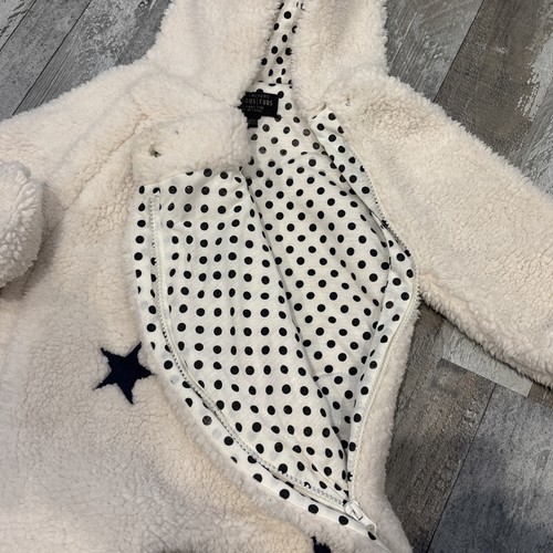 FABULOUS FURS DONNA SALYERS BABY 6-12 MONTH JUMPSUIT FOOTED MITTED 100% ...