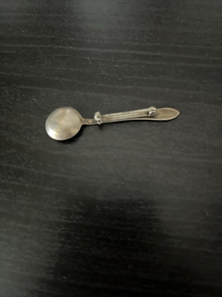 Vintage Sterling Silver 925 Spoon Pin Brooch | eBay