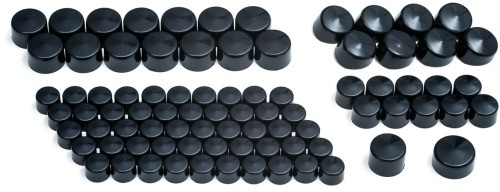 Kuryakyn Kool Kaps Chrome Covers - 5/16in. Hex Head Motorcycle Street ...