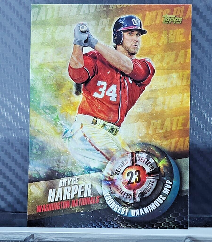 Bryce Harper 2016 Topps RECORD SETTERS #RS-12 - Nationals | eBay