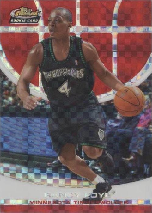 2005-06 Topps Finest - 2006-07 Rookie Randy Foye #146 Red X-Fractor ...