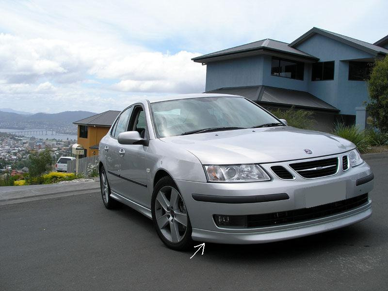 SAAB 9-3 Front Lip Front Lip Spoiler For Saab 9-3 (2002-2008) - Aero ...