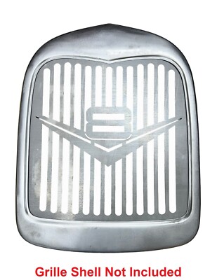 Radiator Grille Shell Custom Steel Insert V8 For 1928-1929 Ford Model A ...