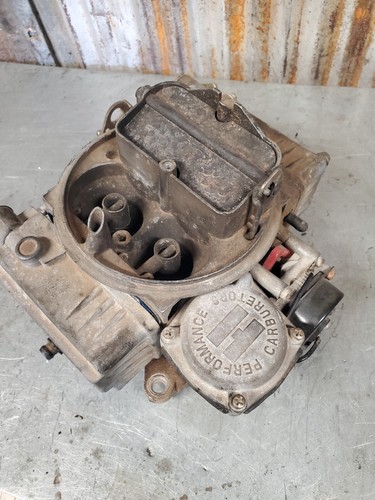 Holley 80457-7 Carburetor 600 CFM 4V Preowned Electric Choke- Parts Or ...