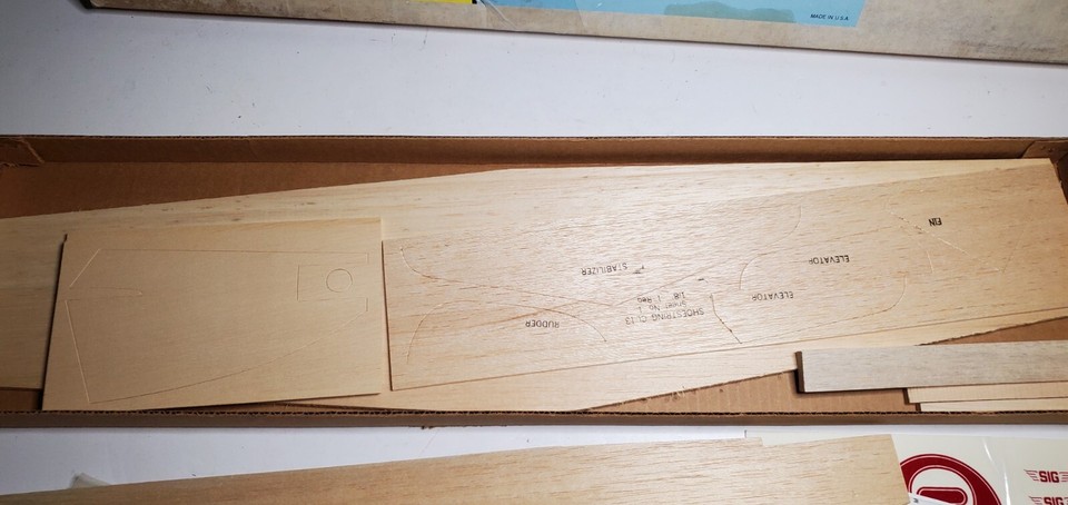 1975 SIG CL-13 Goodyear Racer Shoestring Model Airplane Kit New In Box ...