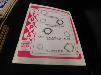 The New Tops Magazine Of Magic 1991 September | eBay