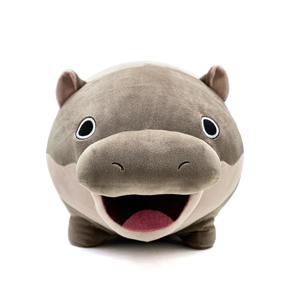 Moo Deng Hippo Plush Doll BABY PIGMY HIPPO MOODENG Stuffed Dolls ...