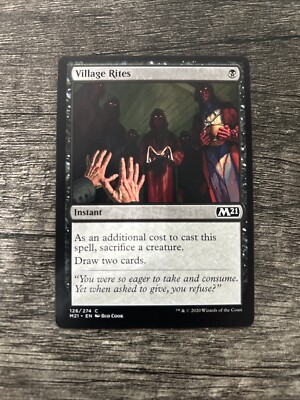 MTG 1x Village Rites x1 LP Core Set 2021 | eBay