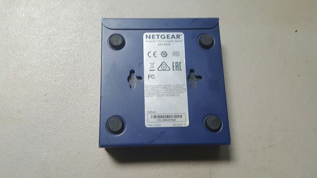 NETGEAR Gs105 ProSafe 5 Port Gigabit Switch GS105V5 for sale online | eBay
