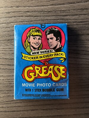 1978 Topps GREASE Unopened Wax Pack Movie Photo Cards Series 2 | eBay