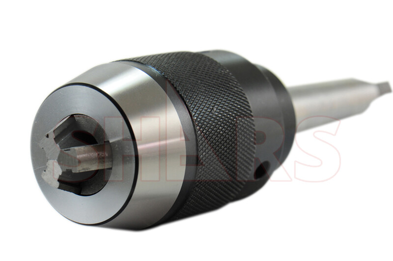 1/2" Keyless Drill Chuck + Morse Taper 2 Integral Shank Arbor MT2 2MT P ...