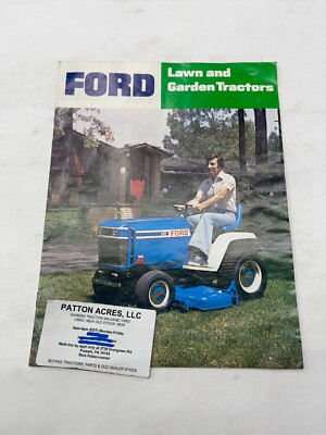Brochure for Ford Lawn Garden Tractor LT80 LT110 LGT100 LGT120 LGT125 ...