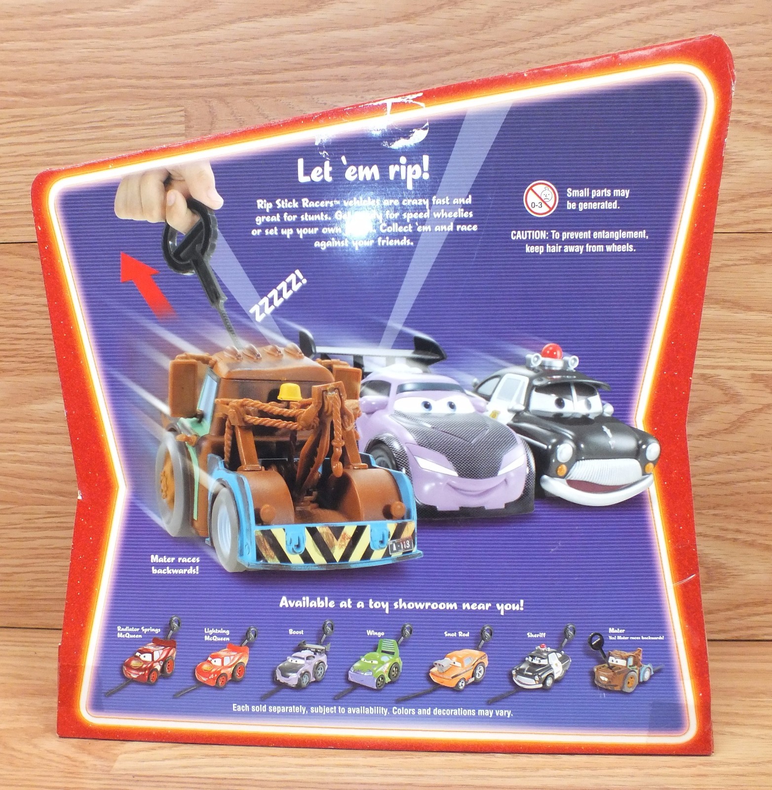 Genuine Disney Pixar Rip Stick Racers "Mater" From the Movie Cars **NEW ...