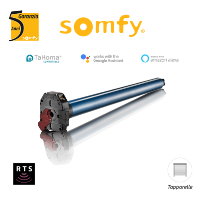 Motor for shutters remote controlled operated Rescue Somfy lt50 RTS CSI ...