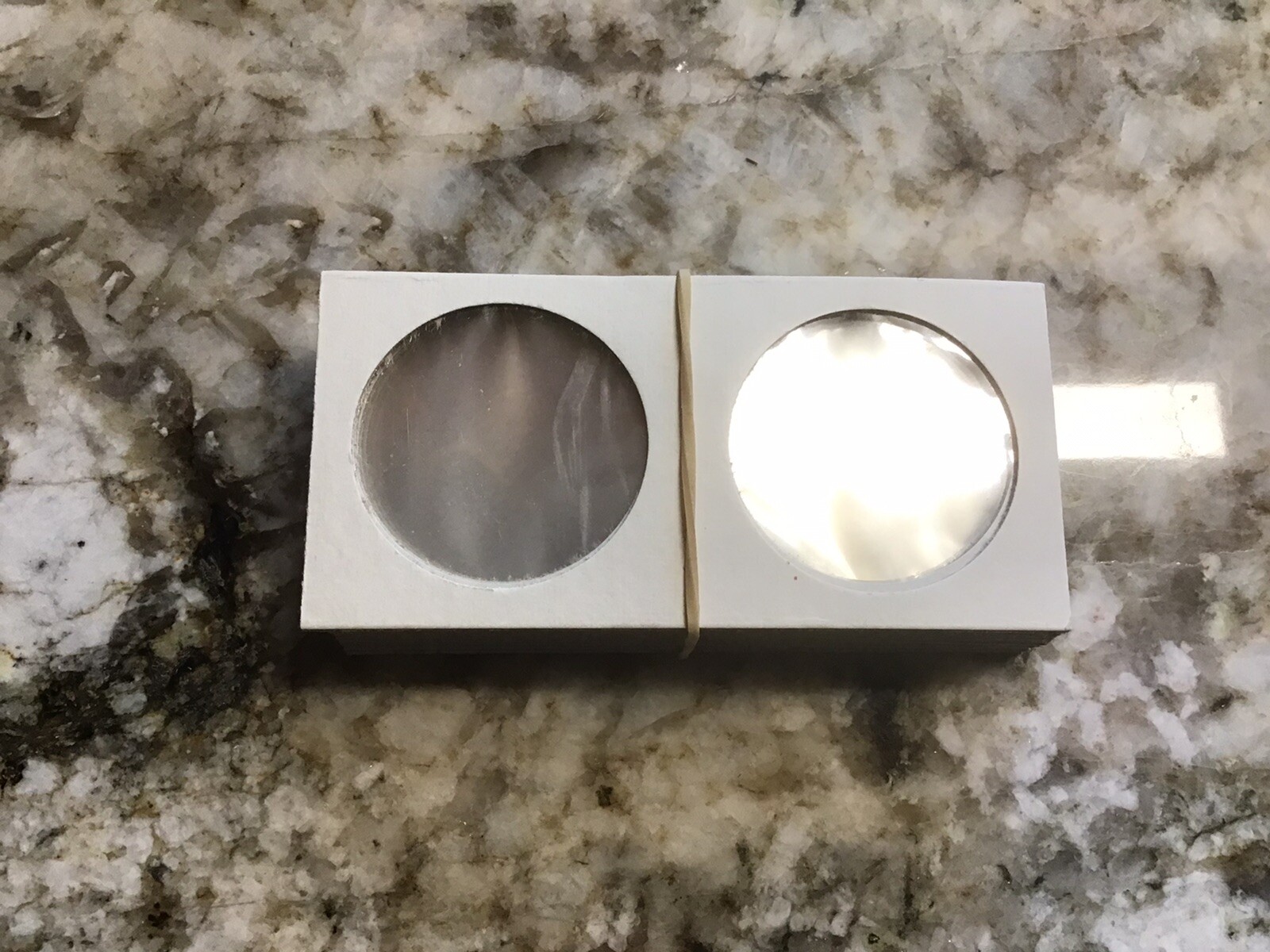 New~Dollar Size~2x2 Coin Mounts~Cardboard Mylar Flips~US Currency~25 ...