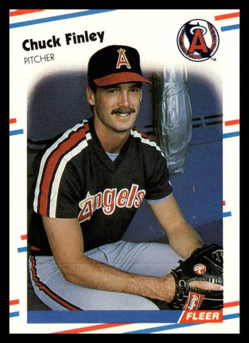 1988 Fleer #489 Chuck Finley California Angels Baseball Card | eBay