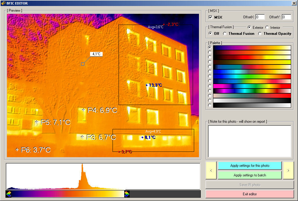 Thermal camera imaging software for Flir Testo Fluke cameras and other ...