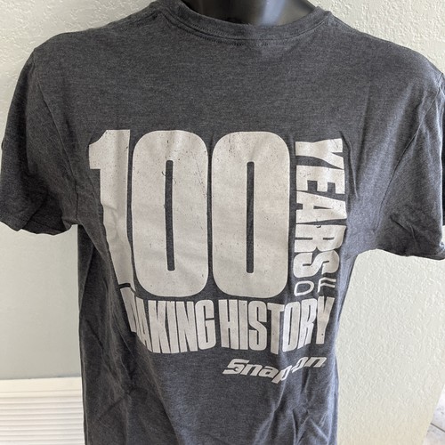 SNAP ON TOOLS 100 YEARS OF MAKING HISTORY ANNIVERSARY T-SHIRT SIZE ...