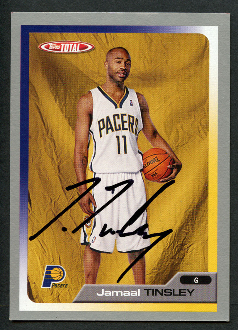 Jamaal Tinsley #278 signed autograph auto 2005-06 Topps Total ...