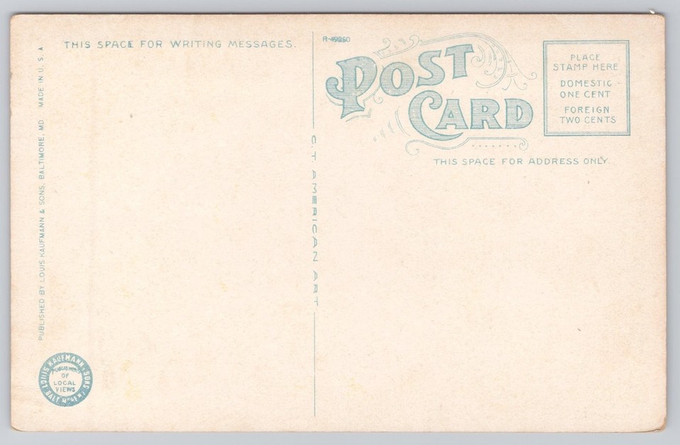 Spot Where Cornwallis Surrendered to Washington 1781 Vintage Postcard ...