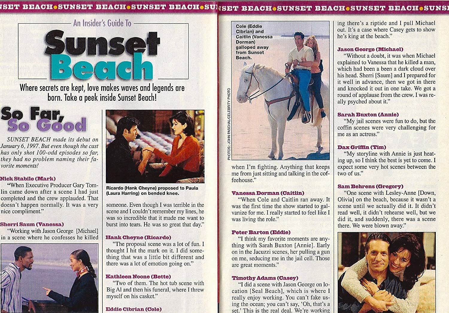 SOAP OPERA DIGEST Magazine June 24 1997 Susan Lucci Colleen Zenk Kin ...