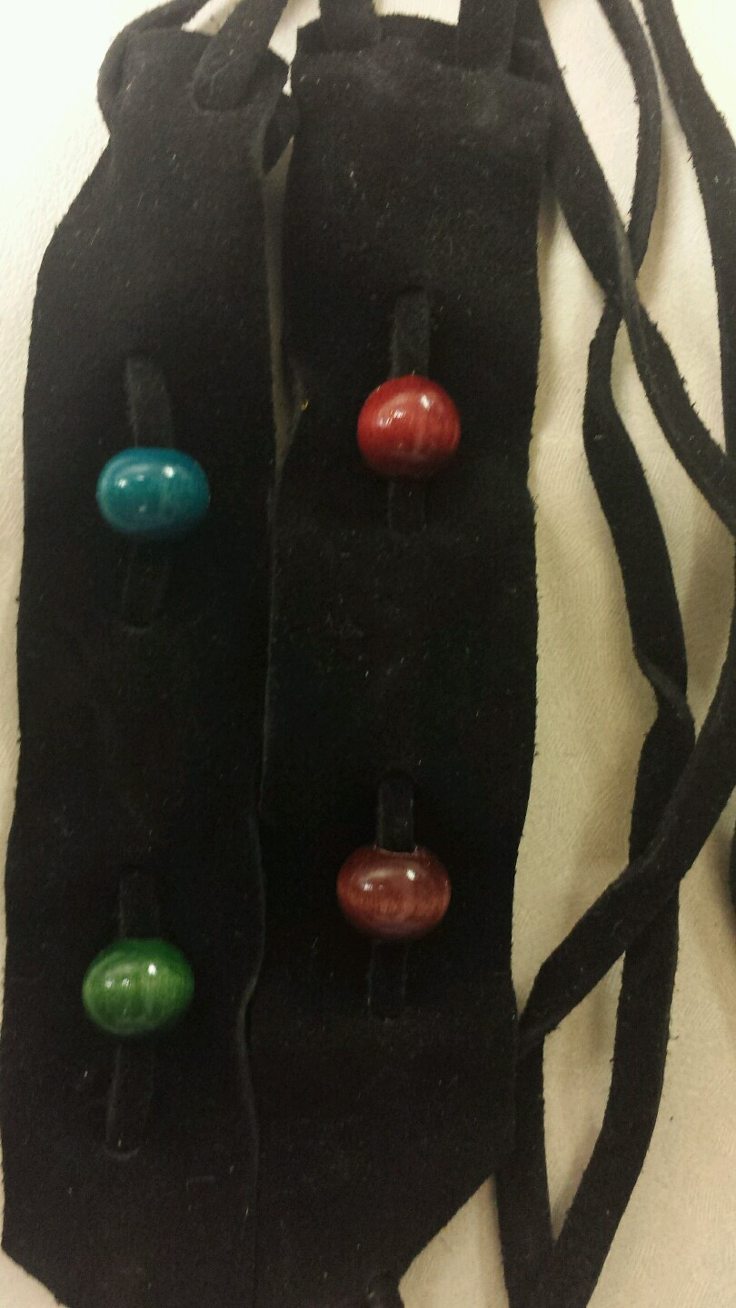 Vintage Headband! Apache Hairband! Leather! Unique old hard to find ...