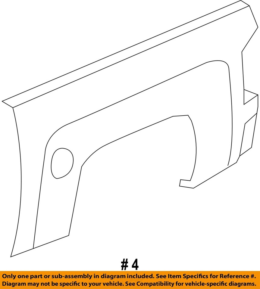 GM OEM 07-14 Sierra 1500 Pick Up Box Pick Up Box Components-Outer Panel ...