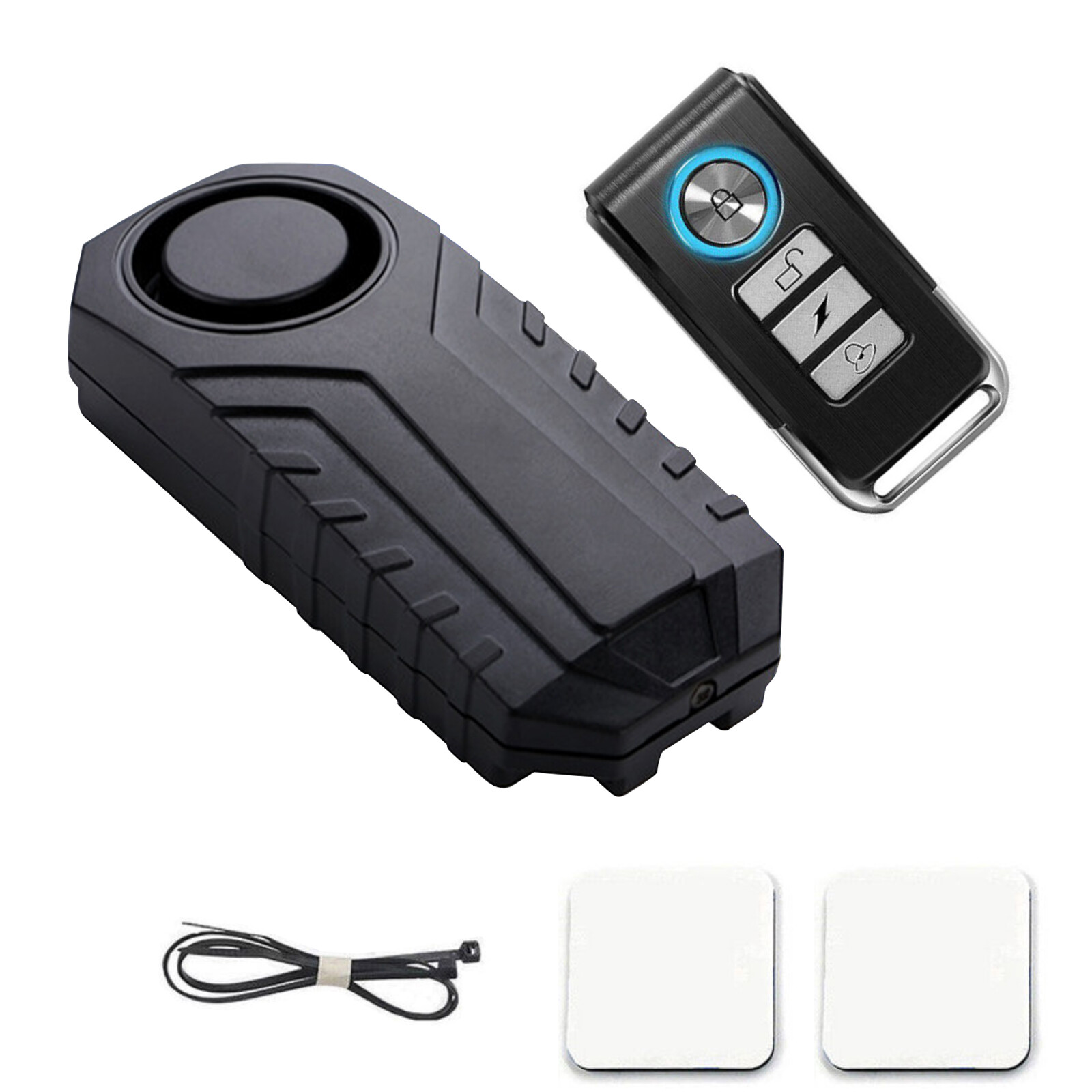 Waterproof 113dB Wireless Anti-Theft Motorcycle Bicycle Alarm Remote ...