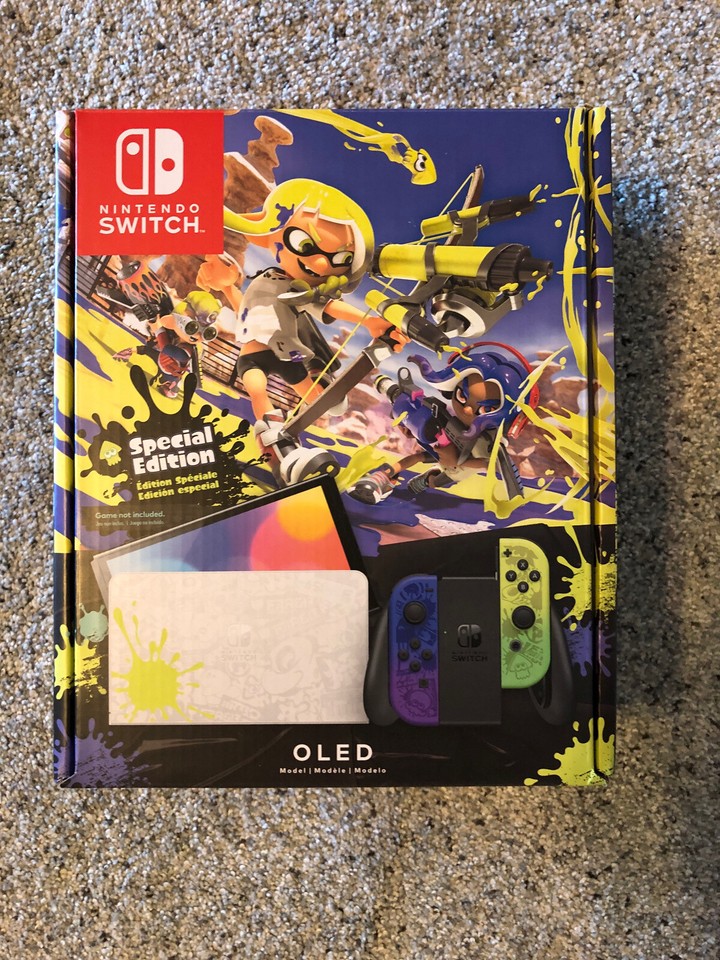 Nintendo Switch (OLED) Splatoon 3 - Special Edition Bundle | eBay