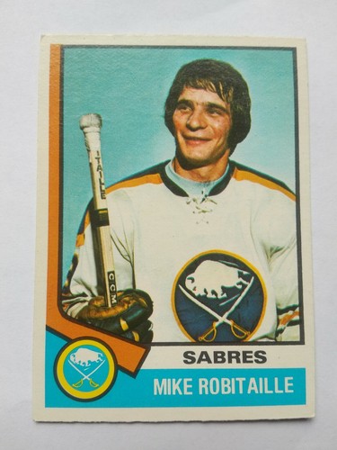 1974-75 OPC O-Pee-Chee #159 Mike Robitaille Buffalo Sabres - EXMT | eBay