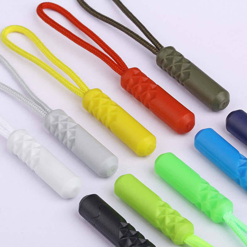 5pcs Zippers Pull Puller End Fit Rope Tag Replacement Clip Backpack ...
