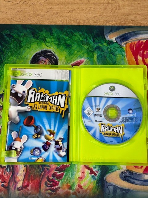 Rayman Raving Rabbids XBOX 360 microsoft completo pal eur fr | eBay