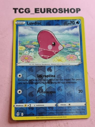 Luvdisc POKEMON Evolving Skies COMMON REVERSE ITALIAN NM #166 | eBay