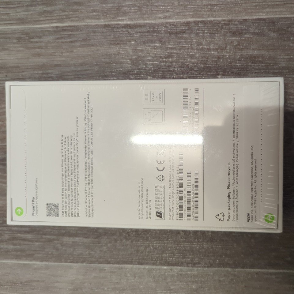 Iphone 17 Pro Deep Blue 512gb unopened on EE network | eBay UK