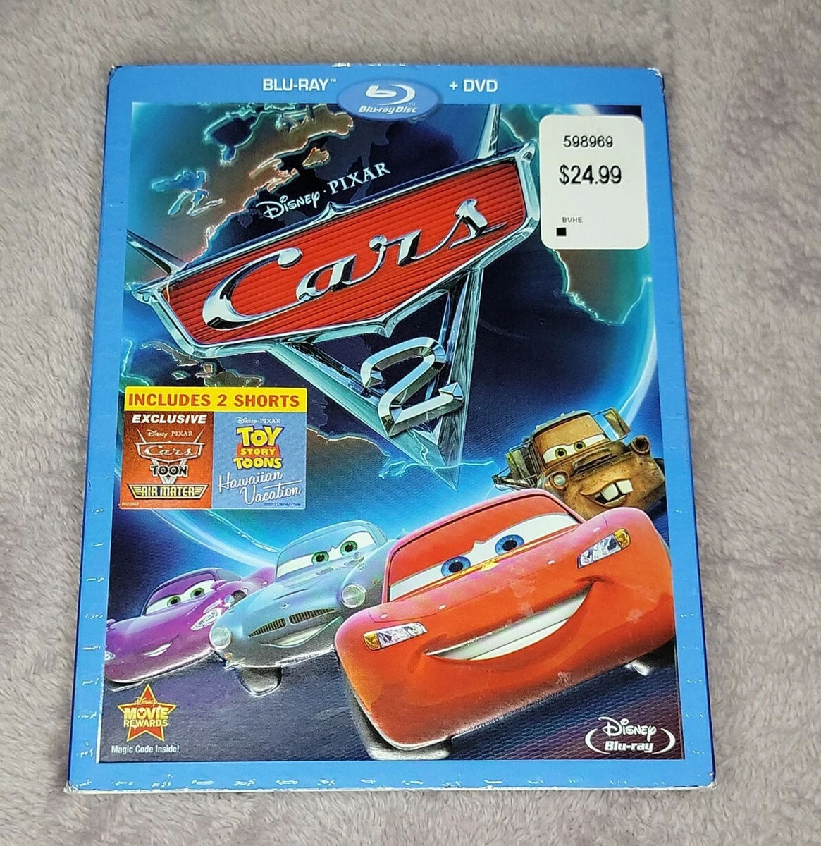 Cars 2 Blu Ray