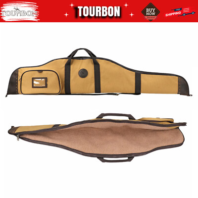TOURBON Hunting 48" Rifle Case Soft Padded Scope Cover Gun Carry Bag ...