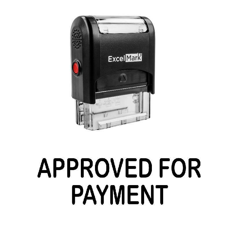 APPROVED FOR PAYMENT Stamp - Self-Inking / Black | eBay