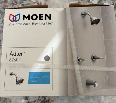 Moen 82602 Adler Chrome 2-handle Function Bathtub and Shower Faucet ...