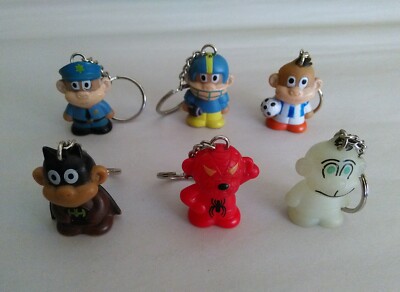 A lot of 6 Vintage Star Awards Figurines keychain / Key Ring | eBay