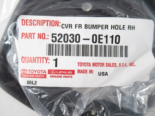 Genuine OEM Toyota 52030-0E110 Passenger RH Fog Lamp Trim Cover 20-23 ...